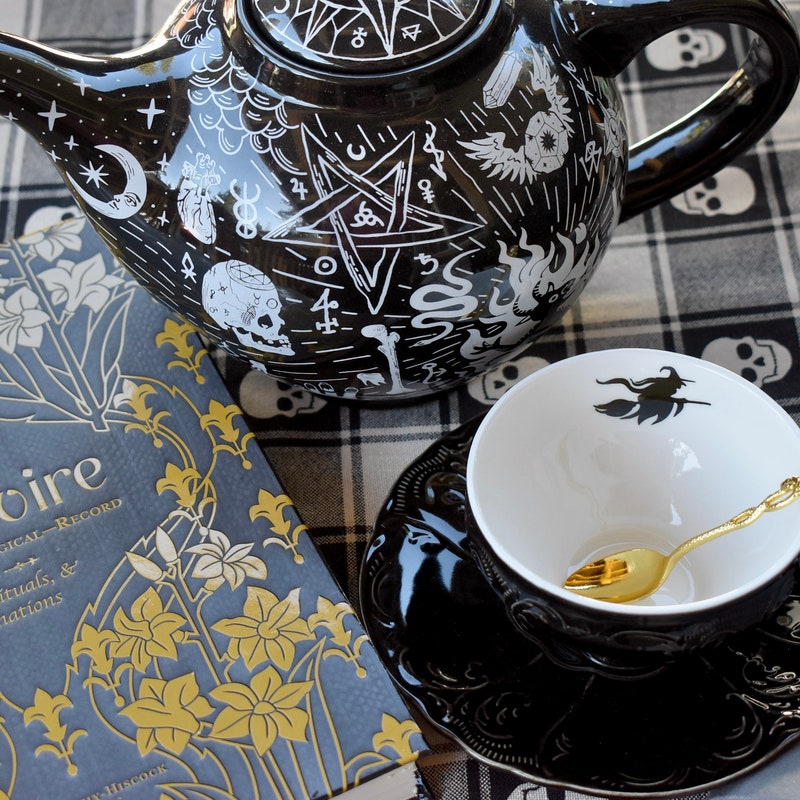 Goth Child Tea Set - Etsy