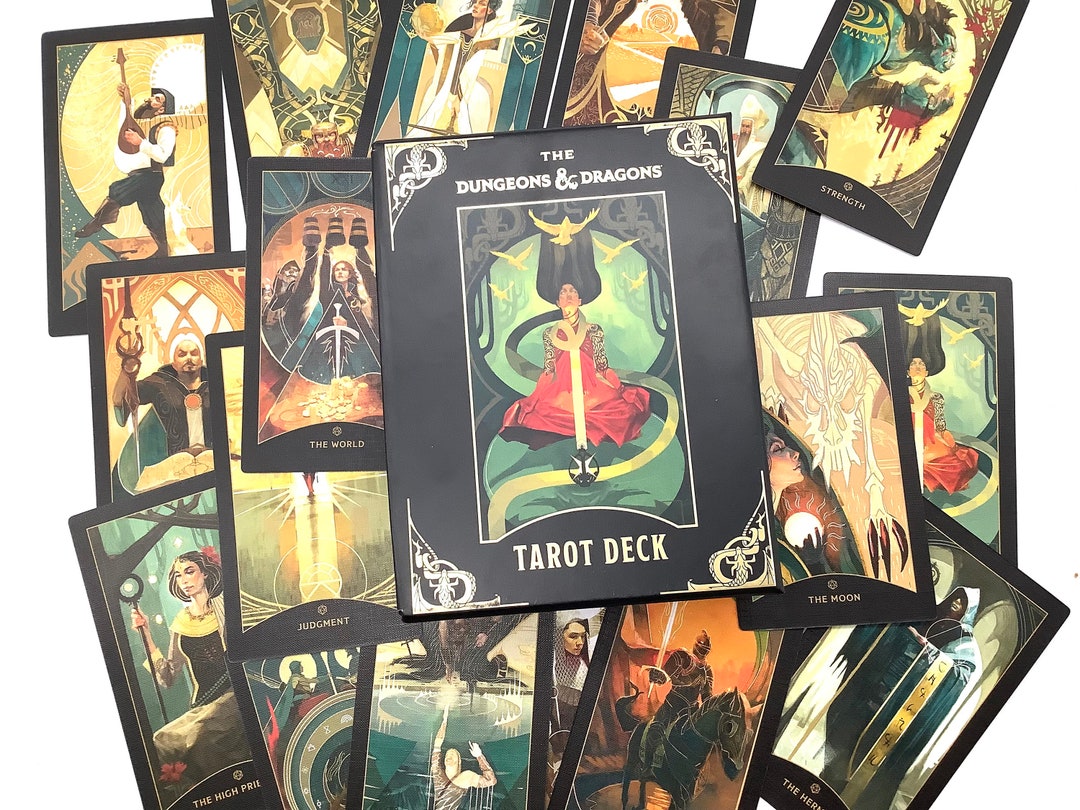 Dungeons and Dragons Tarot Deck Cards Divination Spiritual Reading ...