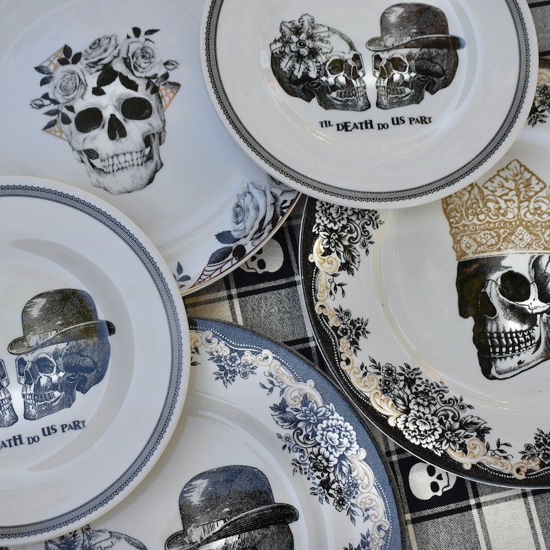 Skull China Set - Etsy