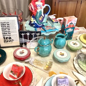 Little Mermaid Tea Set. Limited Edition Ariel Teapot With - Etsy