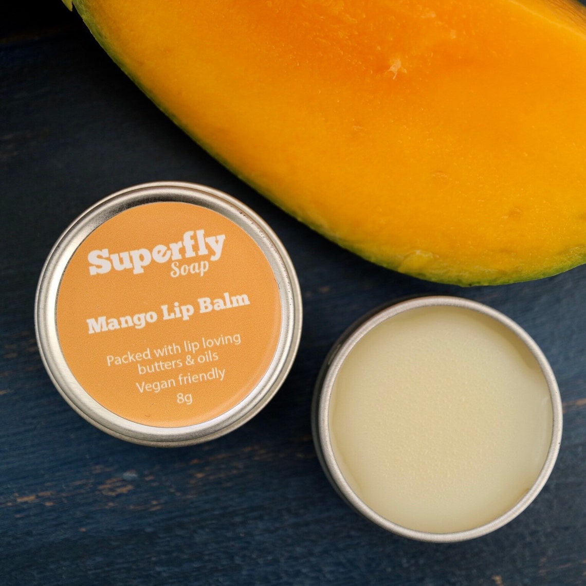 Mango Lip Balm / Handmade Lip Balm / Vegan Friendly / Superfly - Etsy