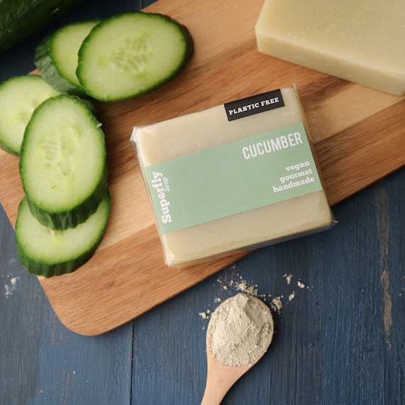 Cucumber Soap / Handmade Cold Process Soap / Natural Vegan | Etsy