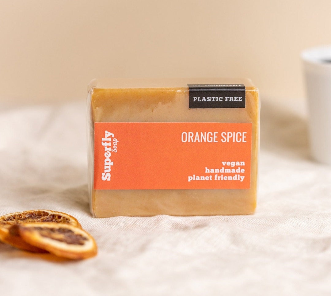 Handmade Natural Soap, Orange Spice, 100% Natural Ingredients, Vegan ...