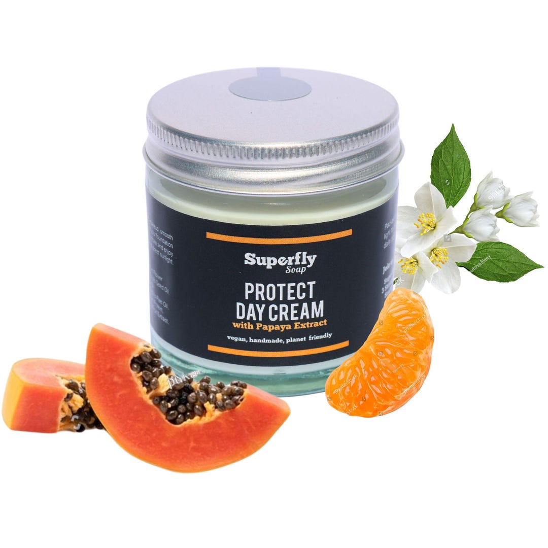 Protect Day Cream With Papaya Extract 60ml / Moisturiser / Vegan ...
