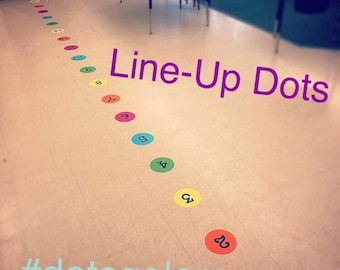 Line up Dots - Etsy
