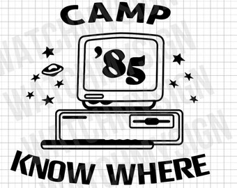 Camp Know Where Svg - Etsy
