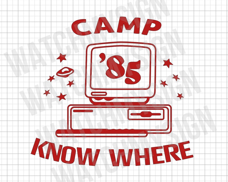 Camp Know Where Dustin Stranger Things 3 Vinyl Decal - Etsy