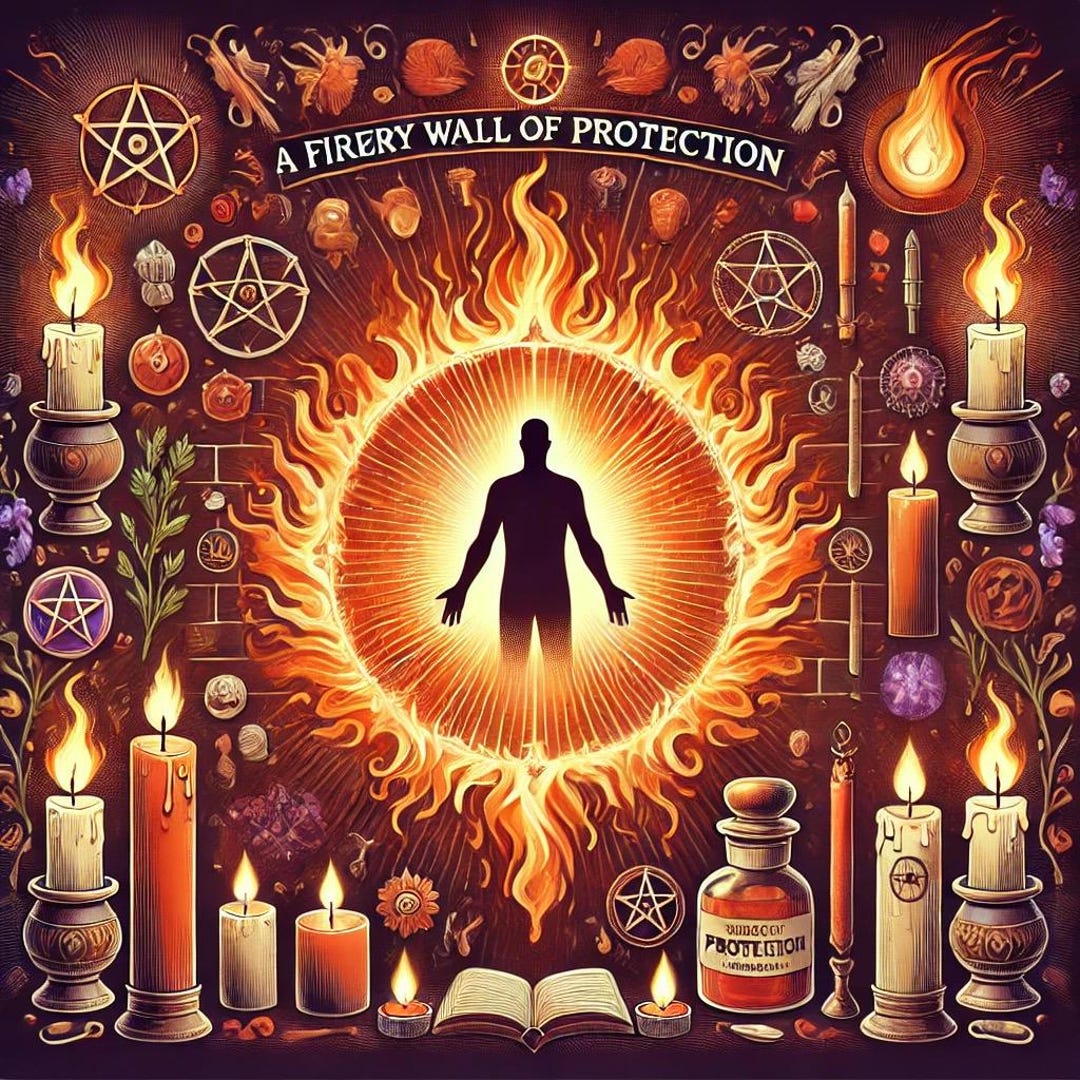 Fiery Wall of Protection Spiritual - Etsy