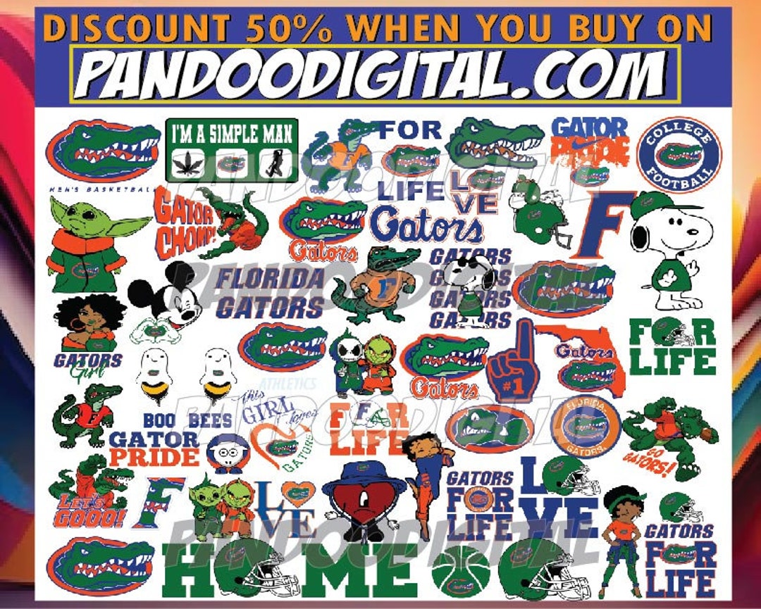 Fl Gators Florida Gator Head Logo SVG Florida Gators Clipart - Etsy
