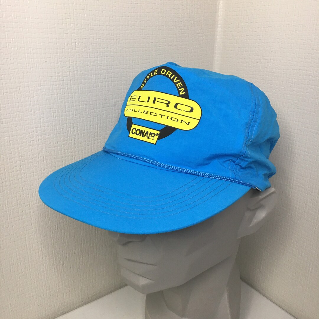Conair Style Driven Euro Collection Snapback Neon Blue Hat 90s - Etsy