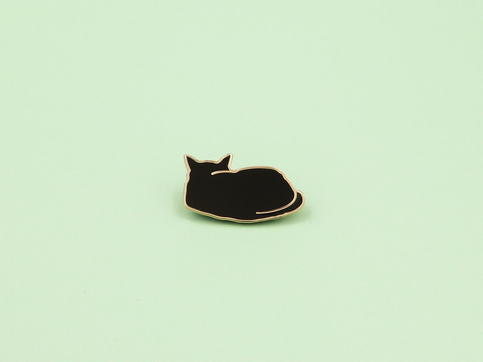 Black Cat Pin / Enamel Pin Black Cat / Cat Pin Badge / Cat - Etsy