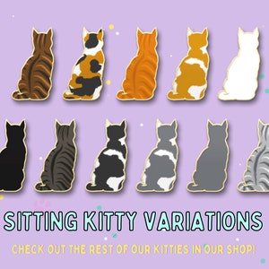 Calico Cat Enamel Pin Cat Lover Gift Cute Enamel Pin - Etsy