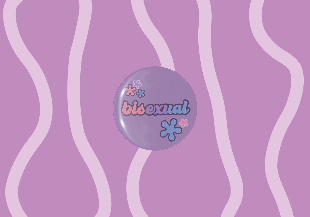 Bisexual Badge | Bi Pride Button | LGBT Accessory - Etsy