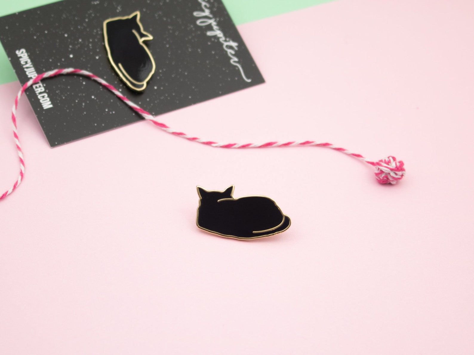 Black Cat Pin / Enamel Pin Black Cat / Cat Pin Badge / Cat - Etsy