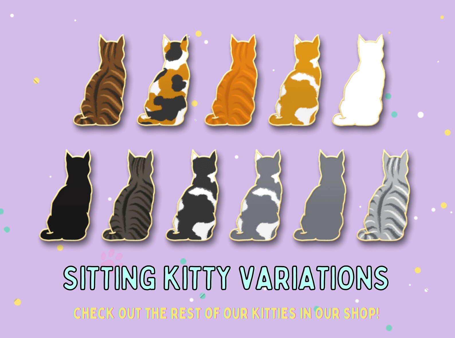 White Cat Enamel Pin Cat Pin Badge Kitty Lapel Pin Cat - Etsy