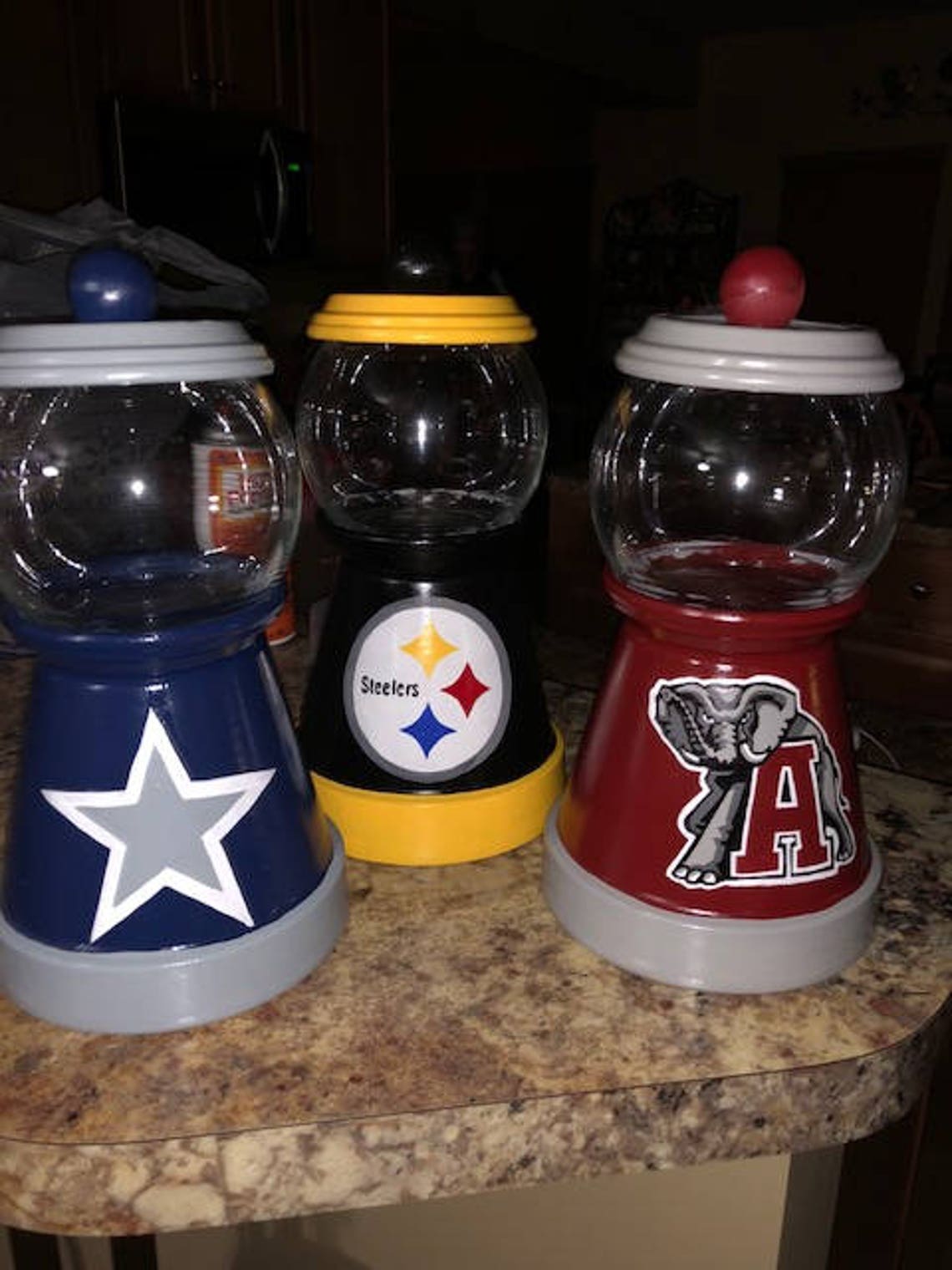 Hand painted gumball machines | Etsy