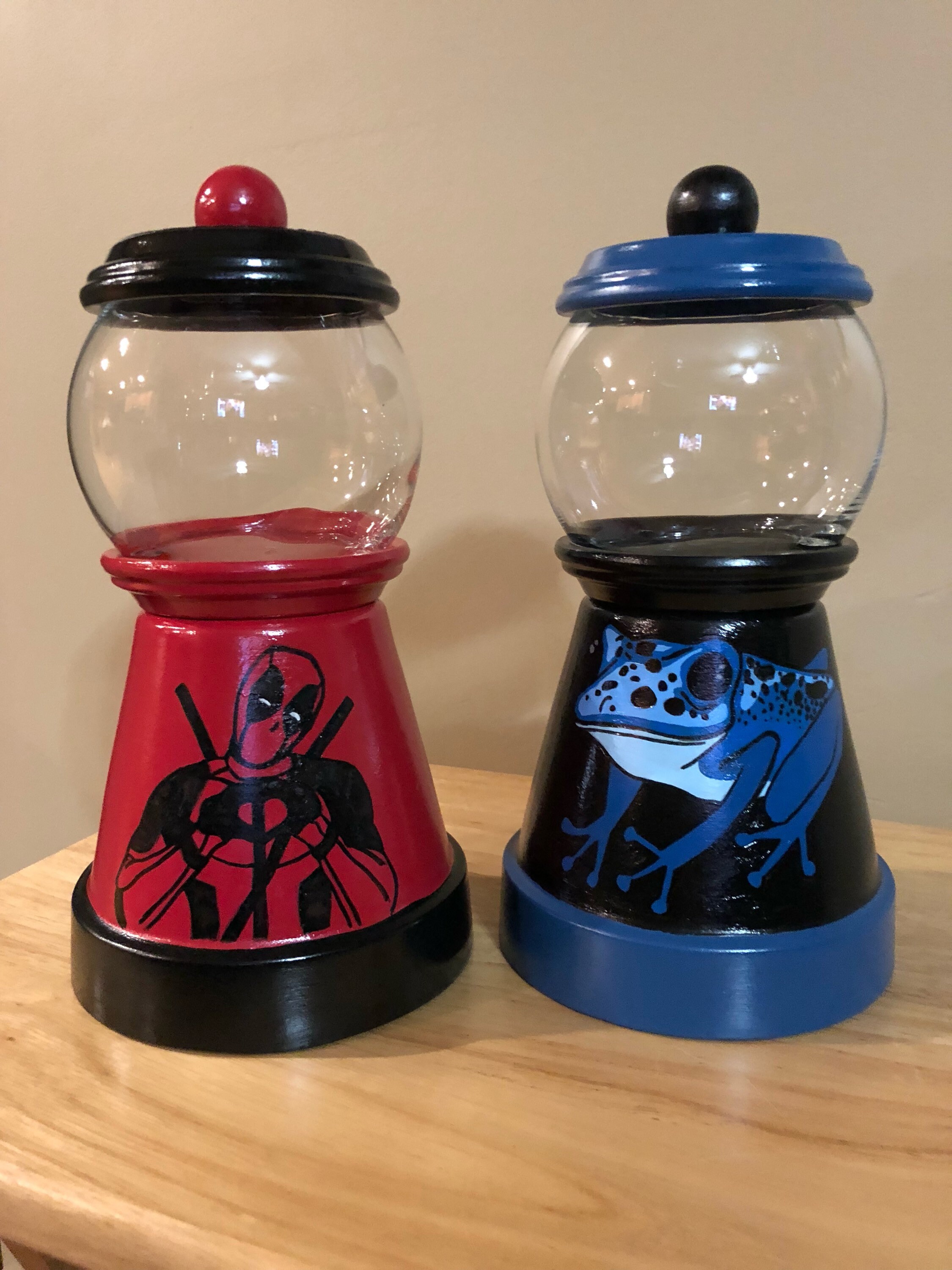 Hand painted gumball machines | Etsy