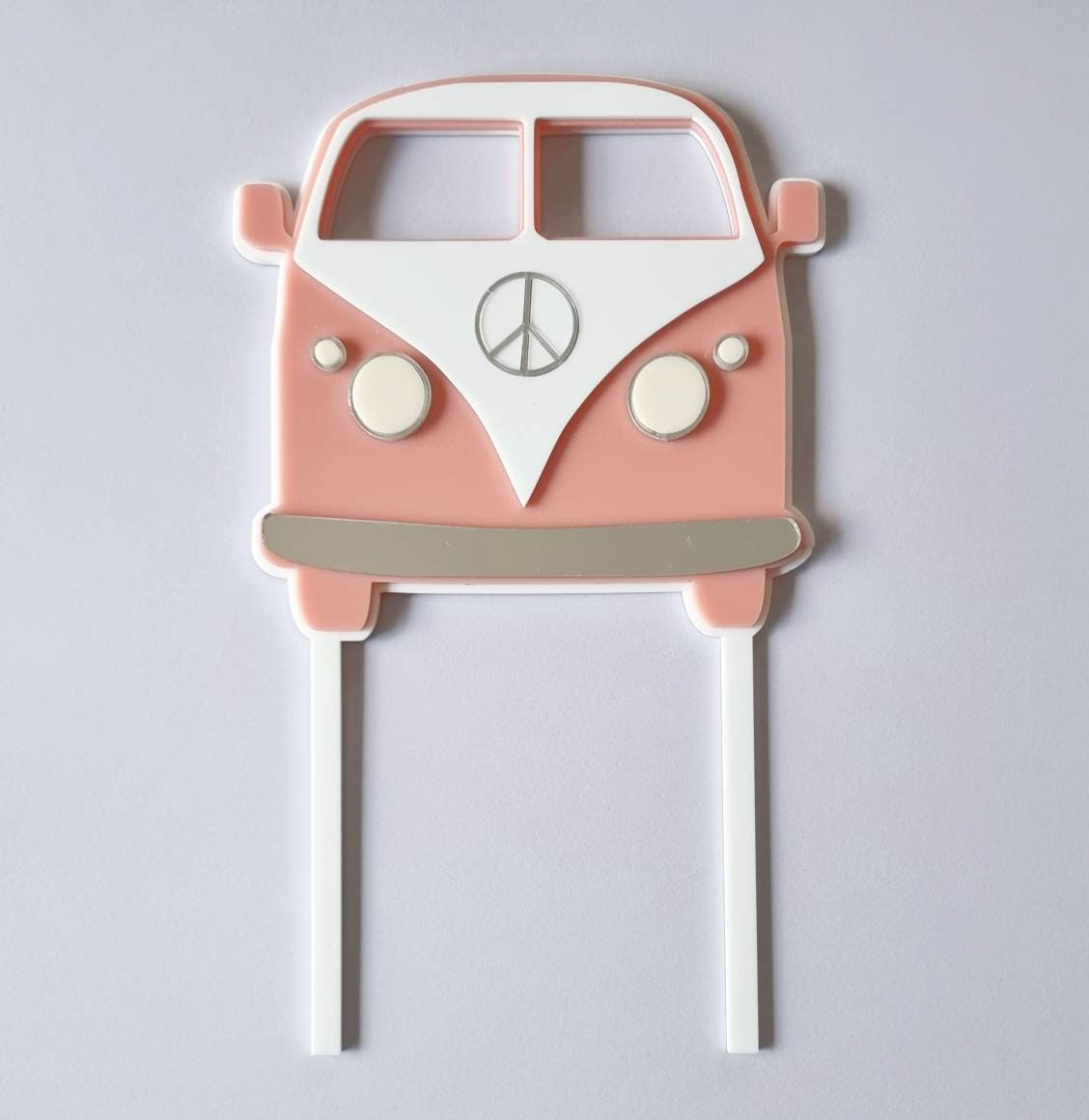 Acrylic Kombi Van Cake Topper Retro - Etsy