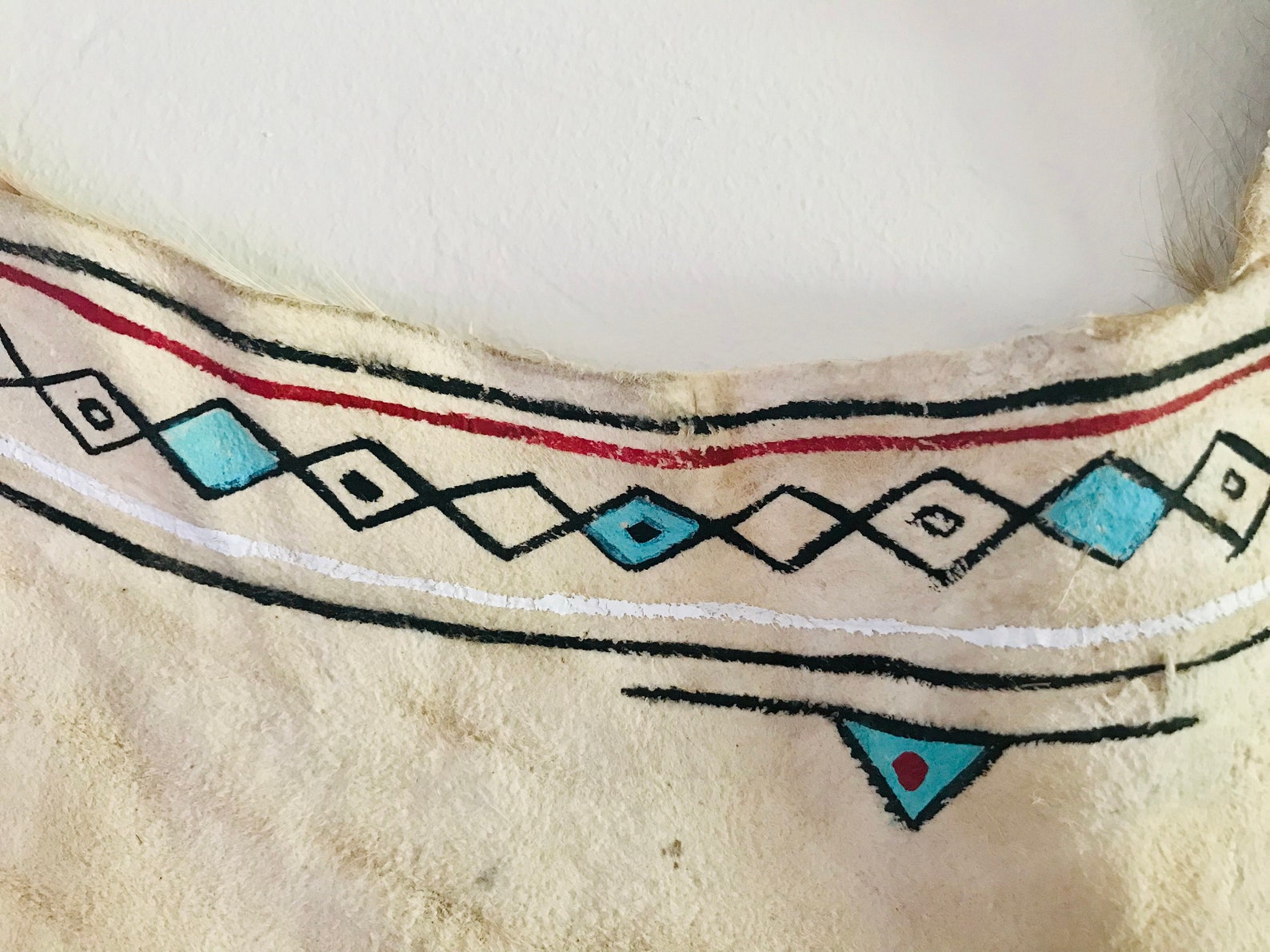 Painted Elk Hide Wall Art - Etsy