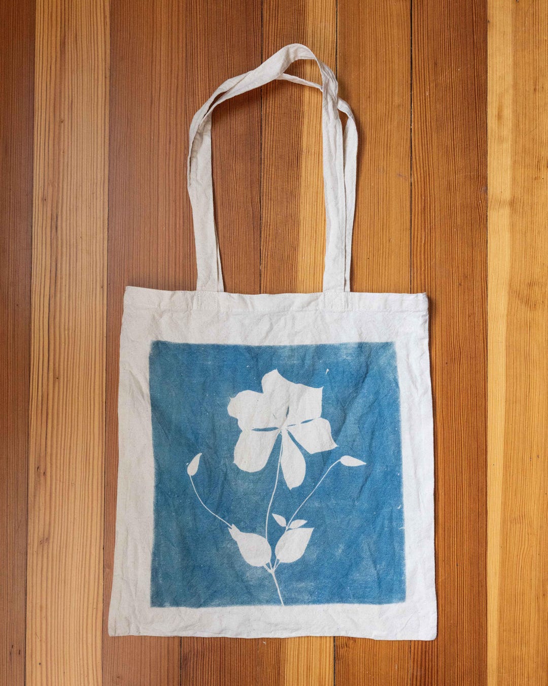 Cyanotype Tote Bag | Cotton Lightweight Eco-friendly Tote Bag ...