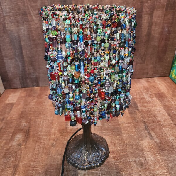Beaded Lamp Shade - Etsy