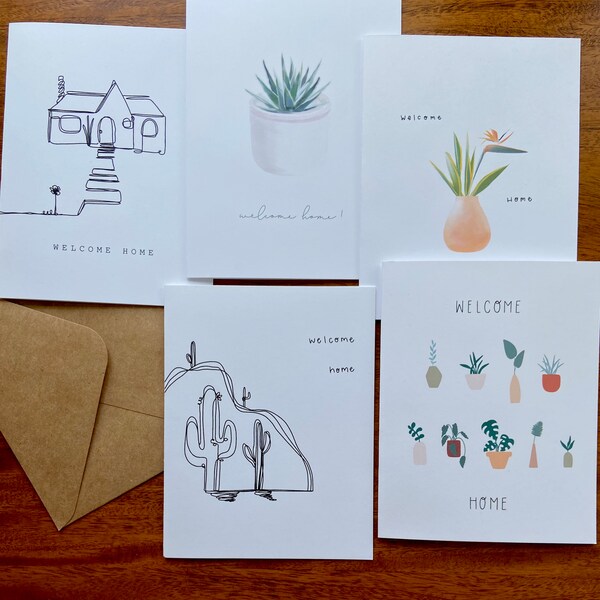 Welcome Home Card - Etsy
