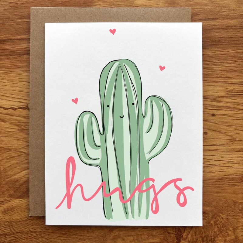 Cactus Greeting Card - Etsy
