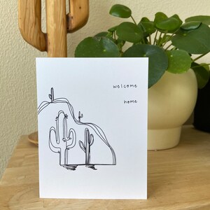 Welcome Home Desert Card - Etsy