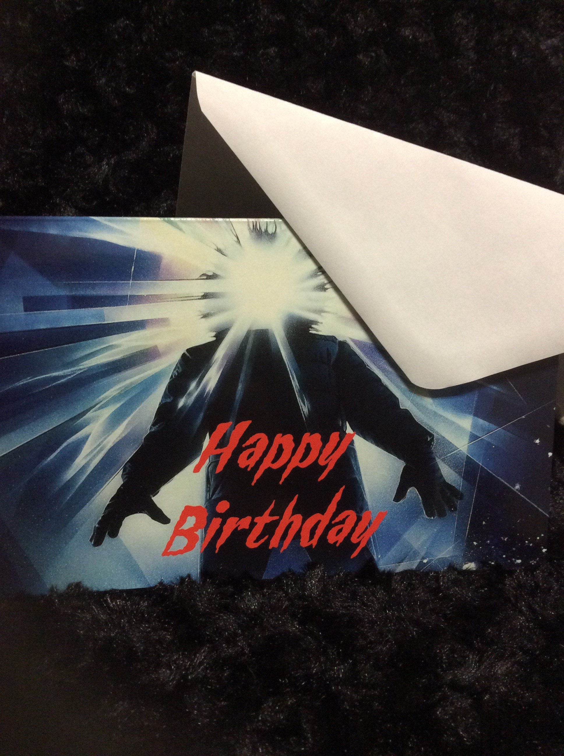 Horror Birthday Card - Greeting Card - the Thing - Monsters - Creepy ...