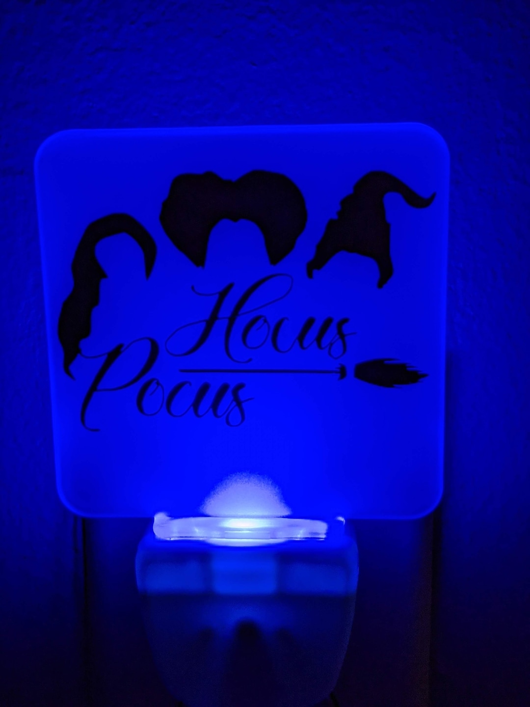 Horror Nightlight-hocus Pocus-led Blue Nightlight-lighting-decor-gift ...