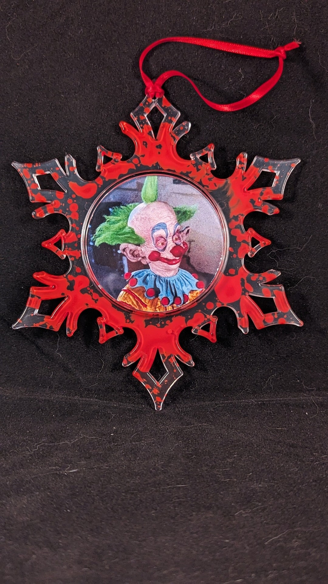 Horror Christmas Snowflake Ornament killer Klowns From Outer Space ...
