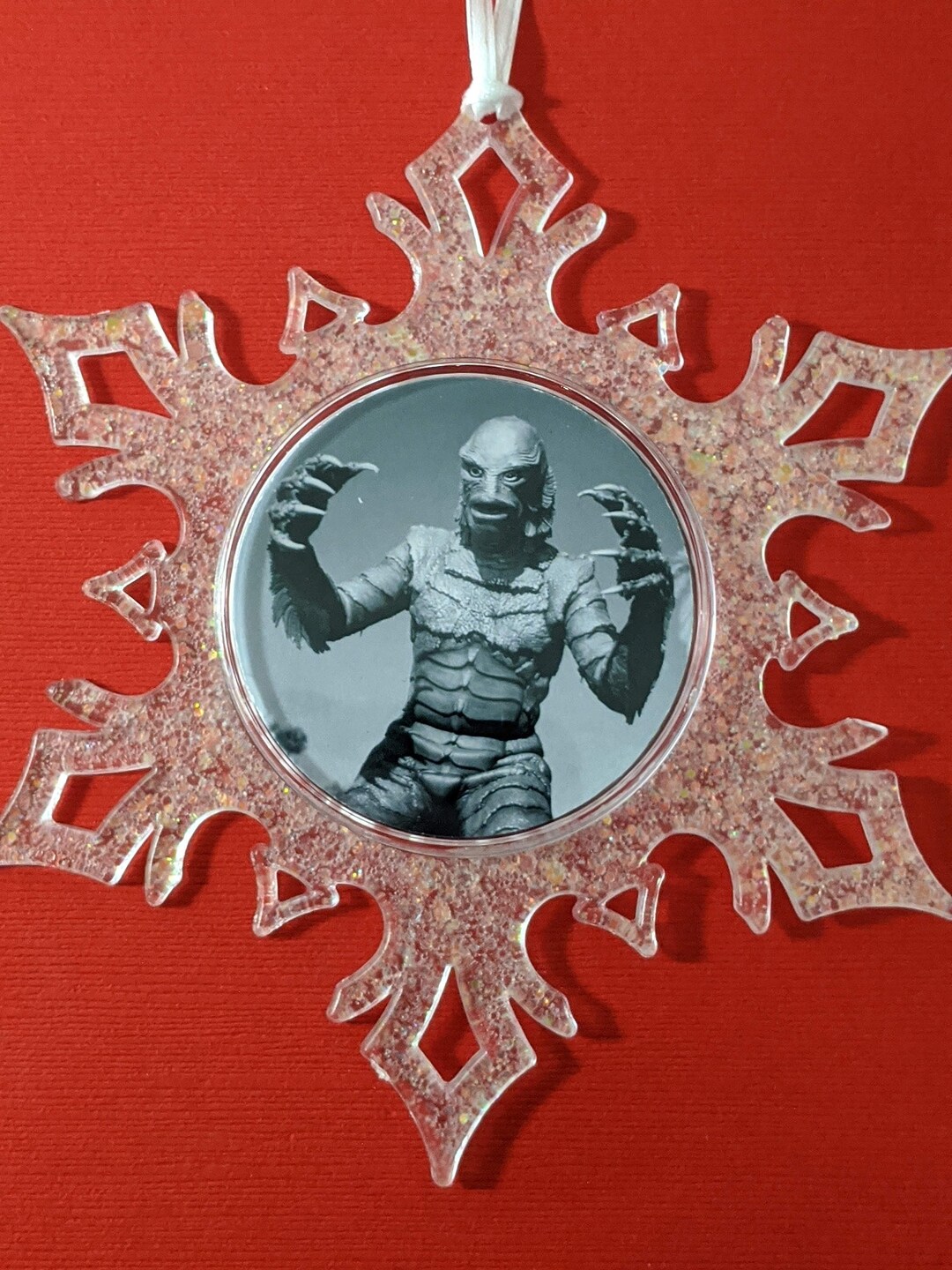 Horror Christmas Snowflake Ornament - Creature From the Black Lagoon ...