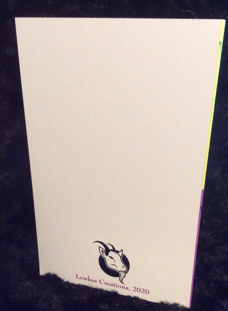 Horror Birthday Card Baphomet Pagan Satan Witchcraft - Etsy