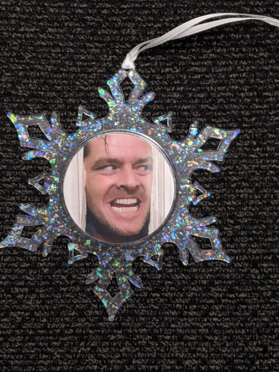 Adorno de copo de nieve de Navidad de terror-Jack Torrance-El regalo ...