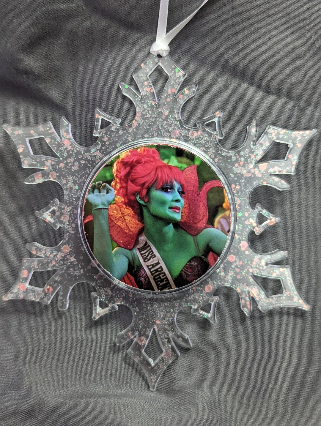 Horror Christmas Snowflake Ornament - Miss Argentina-beetlejuice ...
