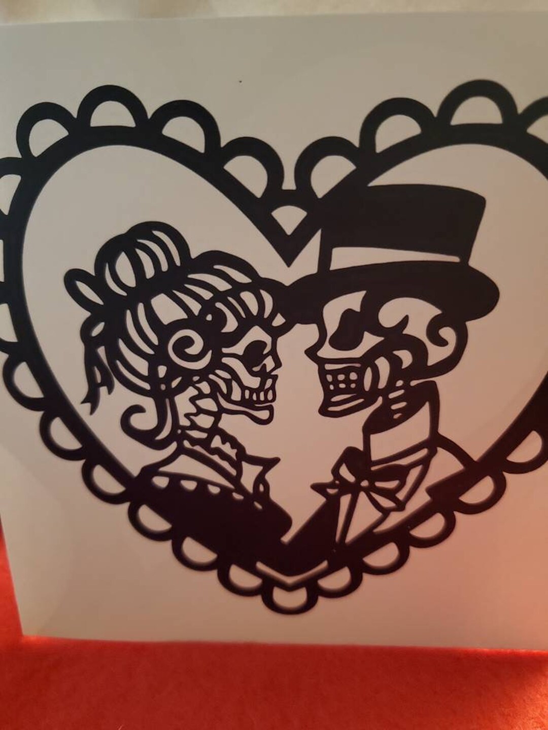 Halloween Wedding Card Version 3- Skeleton Couple - Marriage - Horror ...