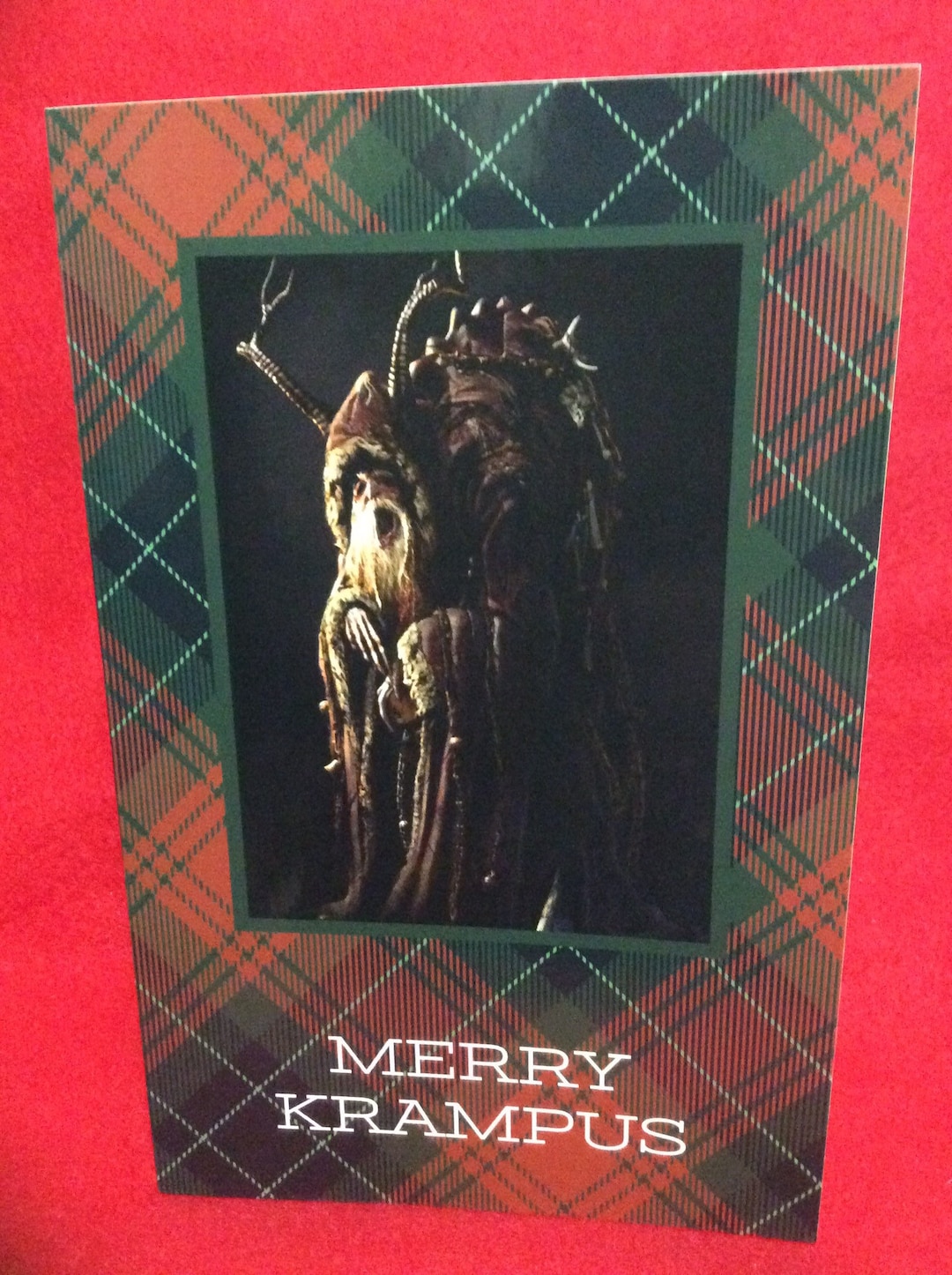 Krampus Christmas Card - Merry Krampus - Holiday - Austrian - 5x7 ...