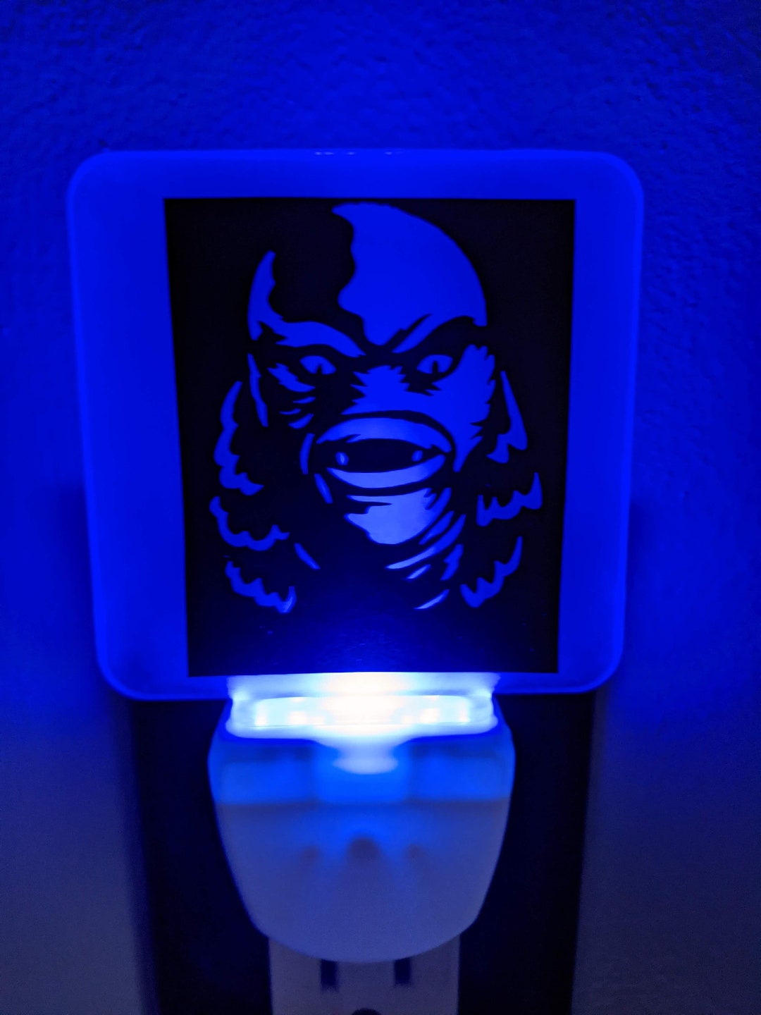 Horror Nightlight-the Creature From the Black Lagoon-led Blue ...