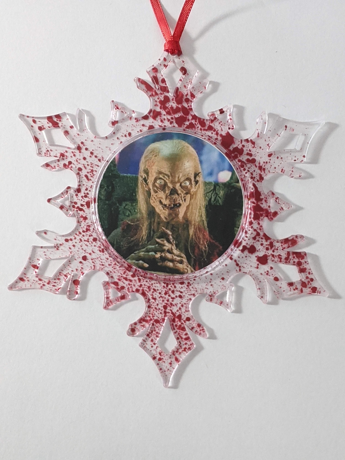 Horror Christmas Snowflake Ornament Tales From the Crypt | Etsy
