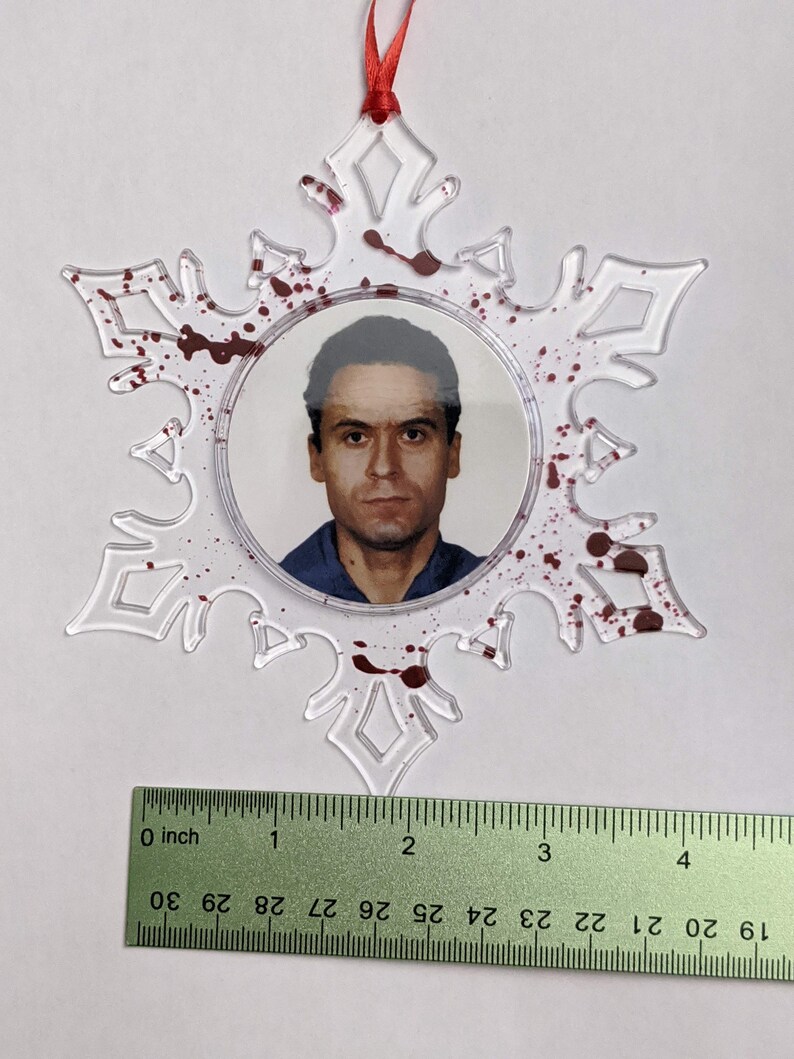 Horror Christmas Snowflake- Serial Killer Edition-serial Killer-ted ...