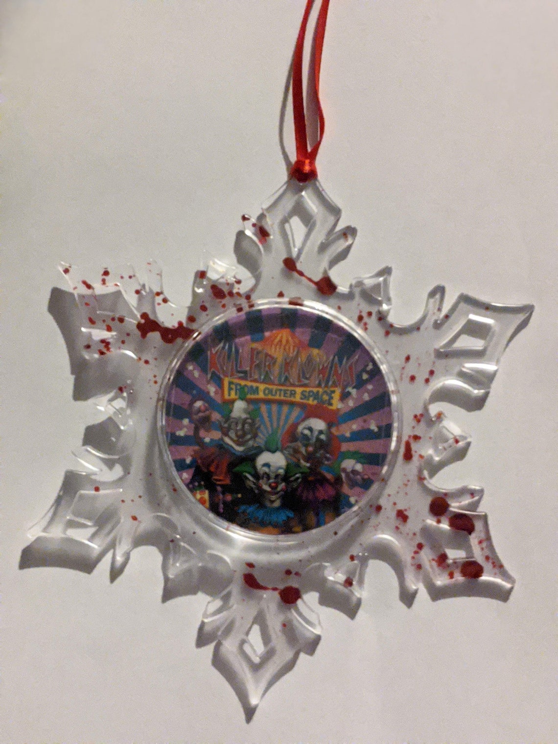 Horror Christmas Snowflake Ornament - Killer Klown From Outer Space ...