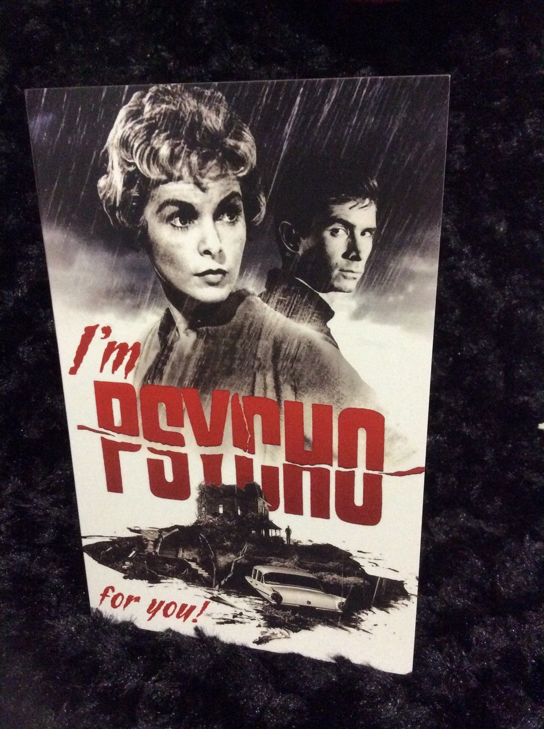 Horror Love Card - Blank Card - Psycho - Love - Lovers - Couple - Friendship - Greeting Card ...