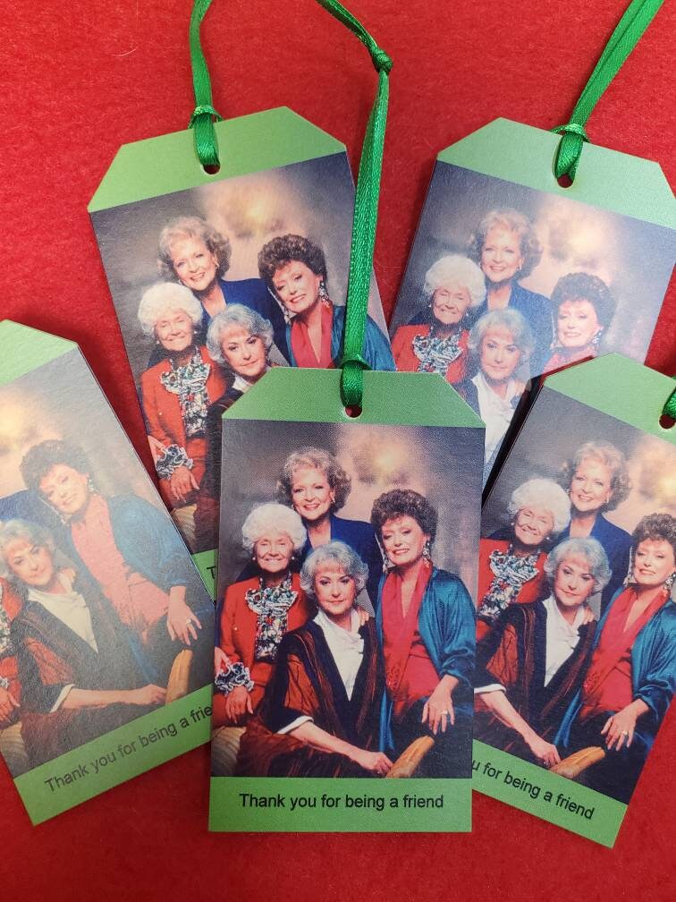 Pop Culture Gift Tags Hang Tags Label Birthday Golden - Etsy