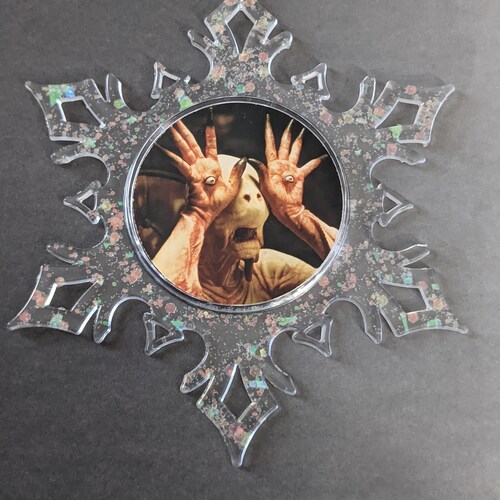 Horror Christmas Snowflake Ornament-the - Etsy