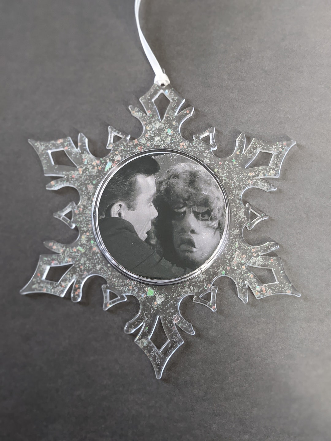 Horror Christmas Snowflake Ornament -the Twilight Zone -nightmare at ...