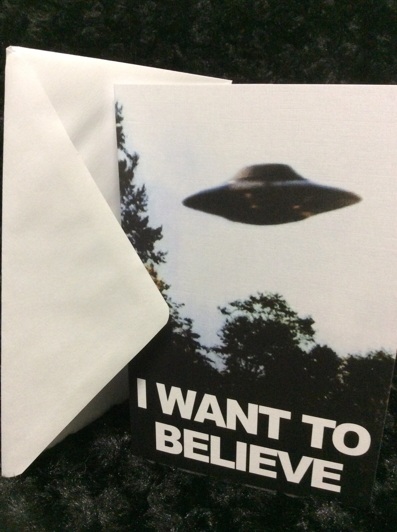 Horror Birthday Card - Greeting Card - Halloween - X-files - Mulder ...