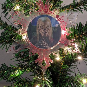 Horror Christmas Snowflake Ornament - Tales From the Crypt- Cryptkeeper ...