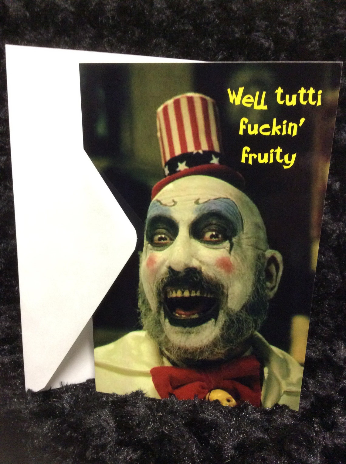 Horror Birthday Card - Greeting Card - Halloween - Captain Spaulding ...