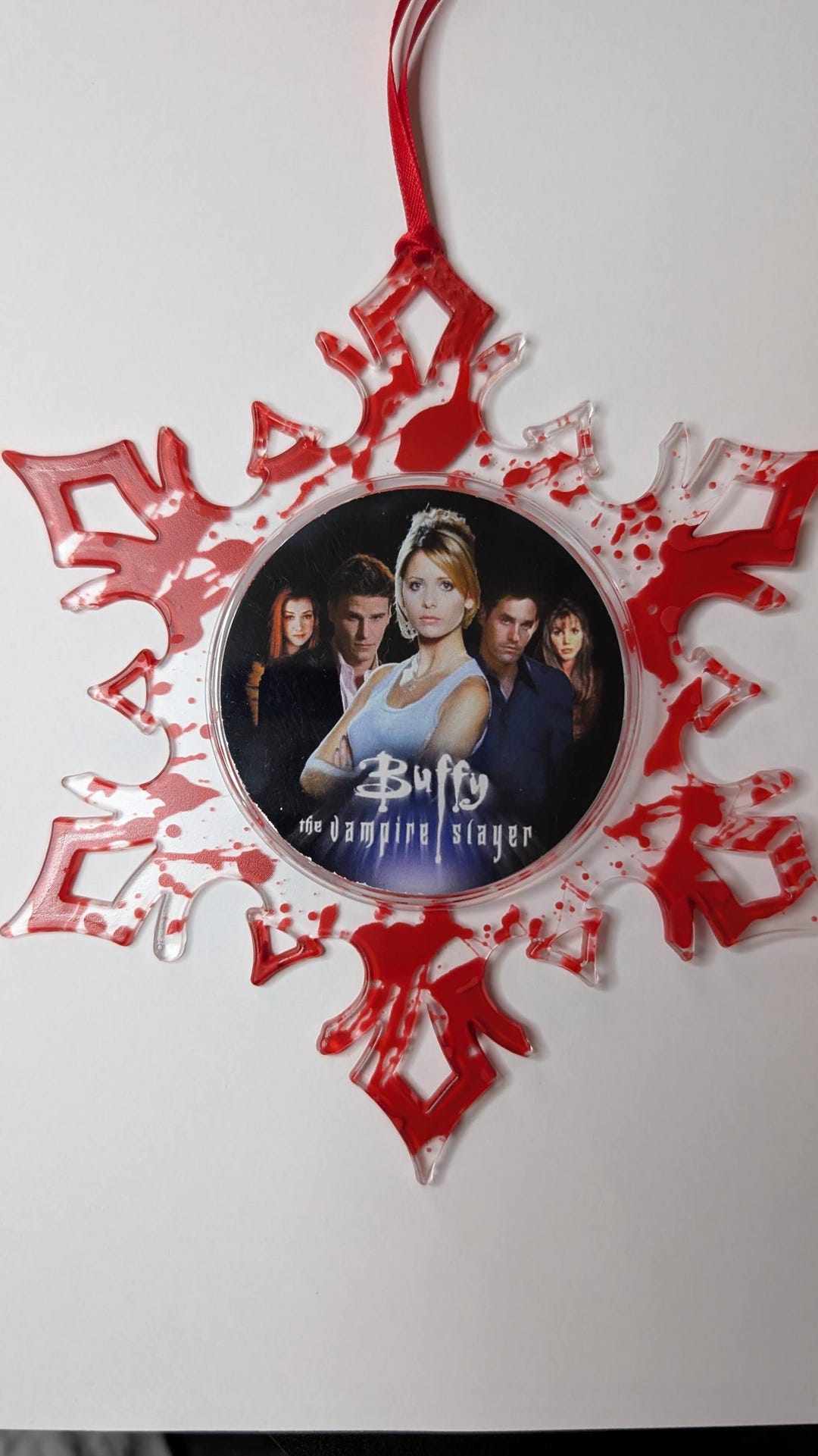 Horror Christmas Snowflake Ornament-buffy-gift - Stocking Stuffer ...