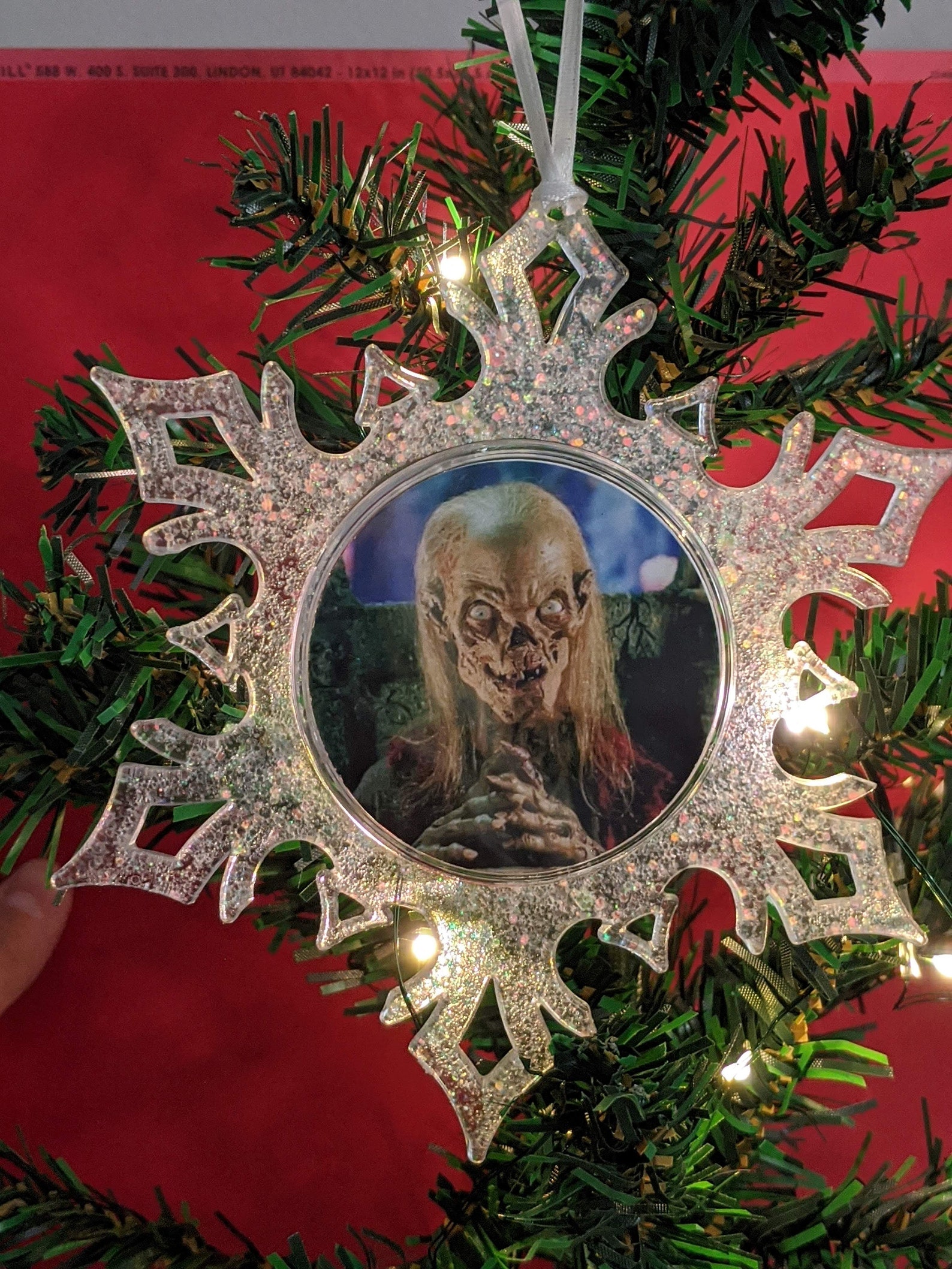 Horror Christmas Snowflake Ornament Tales From the Crypt | Etsy